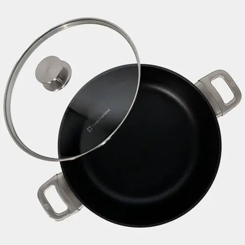 SWISS DIAMOND Chd Nonstick Braiser With Glass Lid