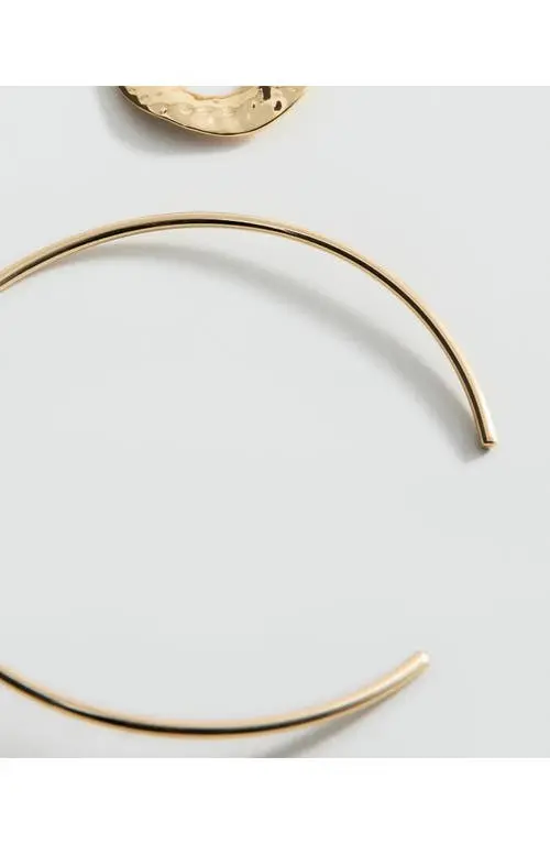 Mango Hammered Pendant Necklace