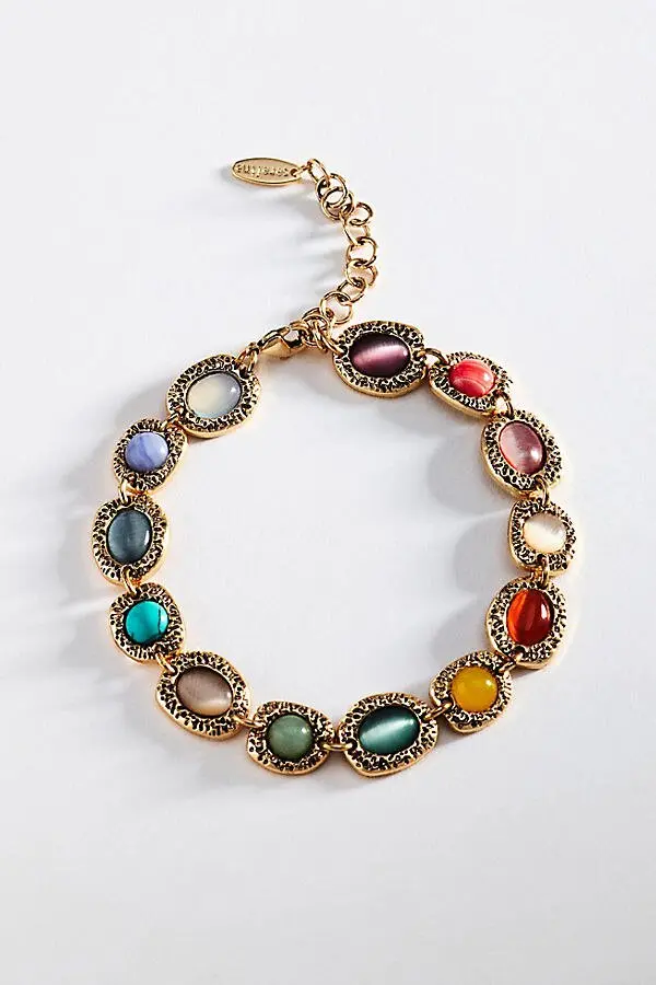 Anthropologie Statement Stone Bracelet - Multi