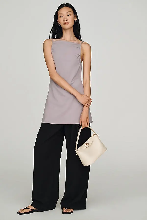 Maeve Sleeveless Tunic Top - Lavender