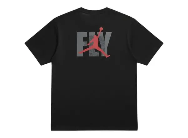 Nike Jordan Fly Graphic Tee Shirt - Black