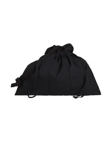 S.K. MANOR HILL Maxi Drawstring Crossbody Bag - Black