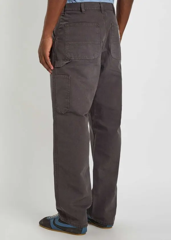 Carhartt Work In Progress Straight-leg Canvas Trousers - Stone