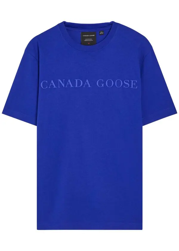 Canada Goose Vantage Logo-embroidered Cotton T-shirt
