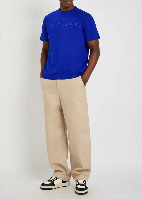 Canada Goose Vantage Logo-embroidered Cotton T-shirt