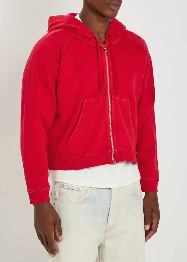 SECOND / LAYER Rola Hooded Cotton Sweatshirt