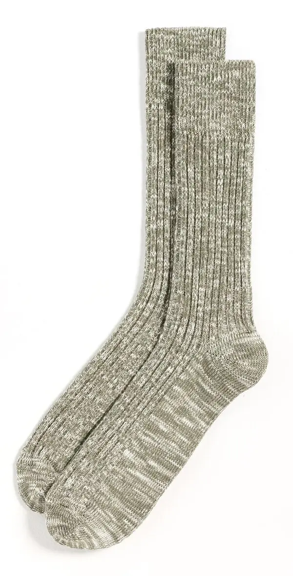 Nn07 Ribbed Crew Socks - Capers