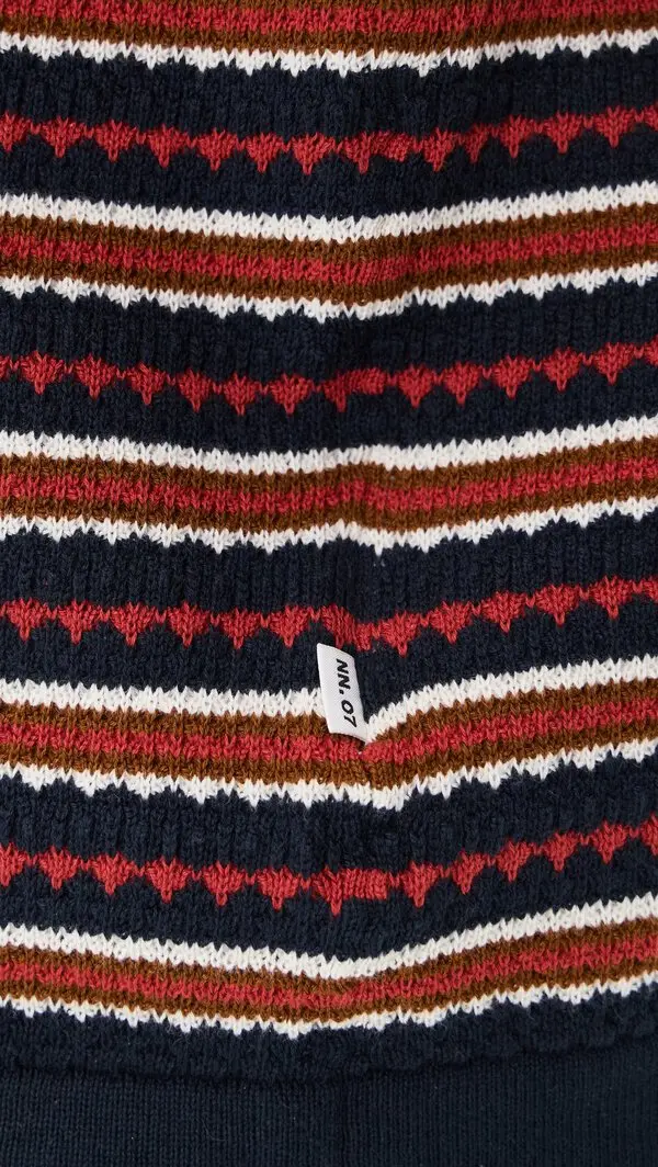 Nn07 Bari Striped Knit Tee