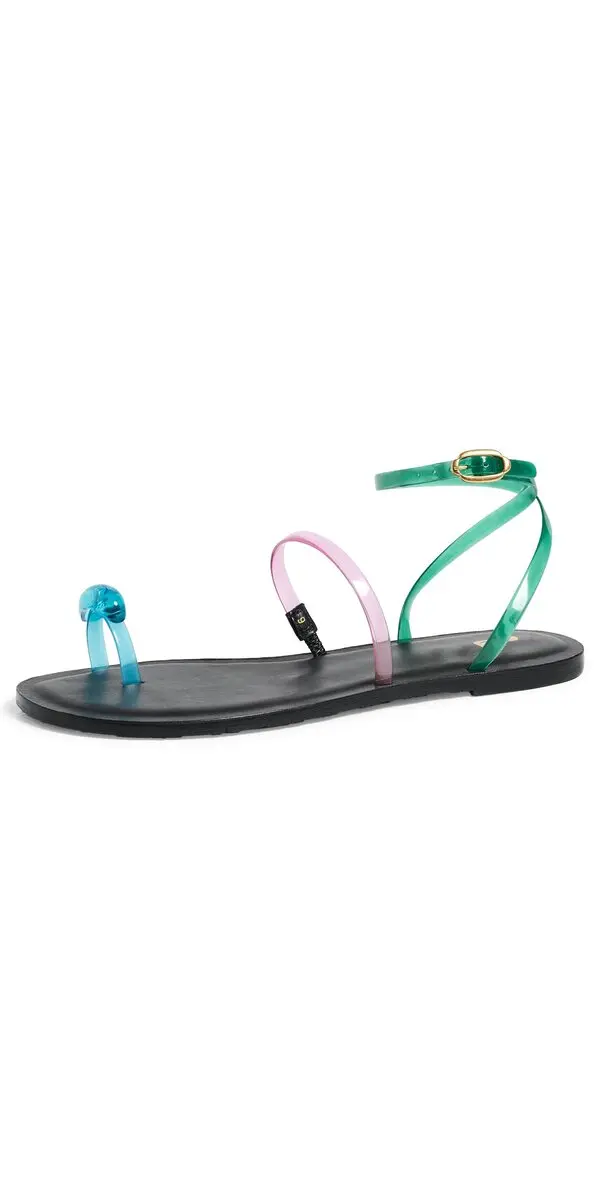 Larroude Biarritz Jelly Sandals - Blue