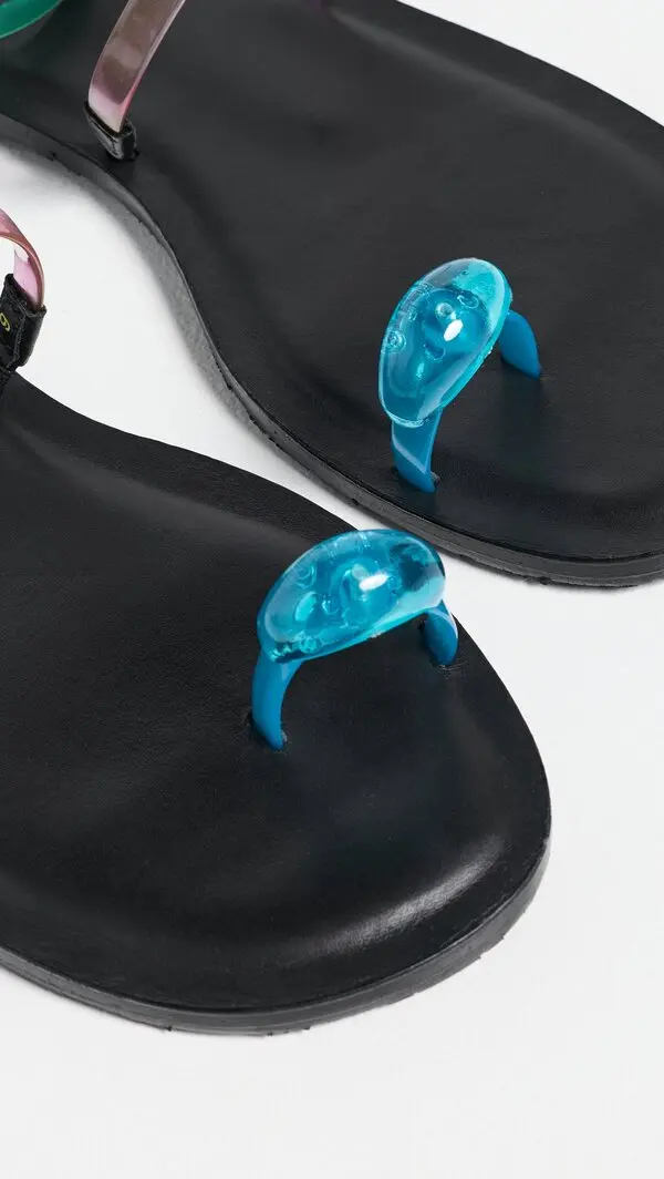 Larroude Biarritz Jelly Sandals - Blue