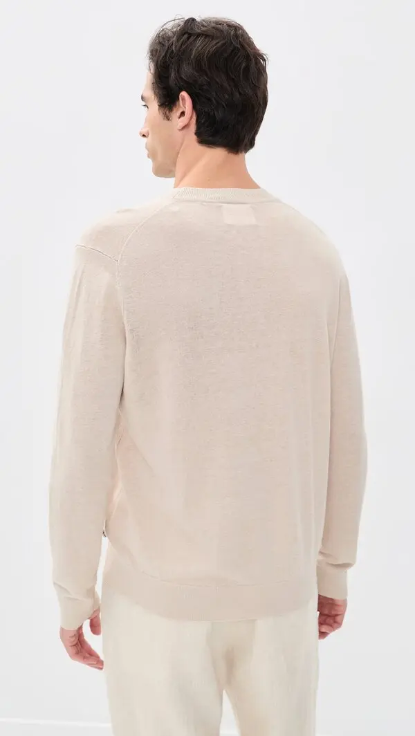 Nn07 Linen Knit Crewneck Sweater