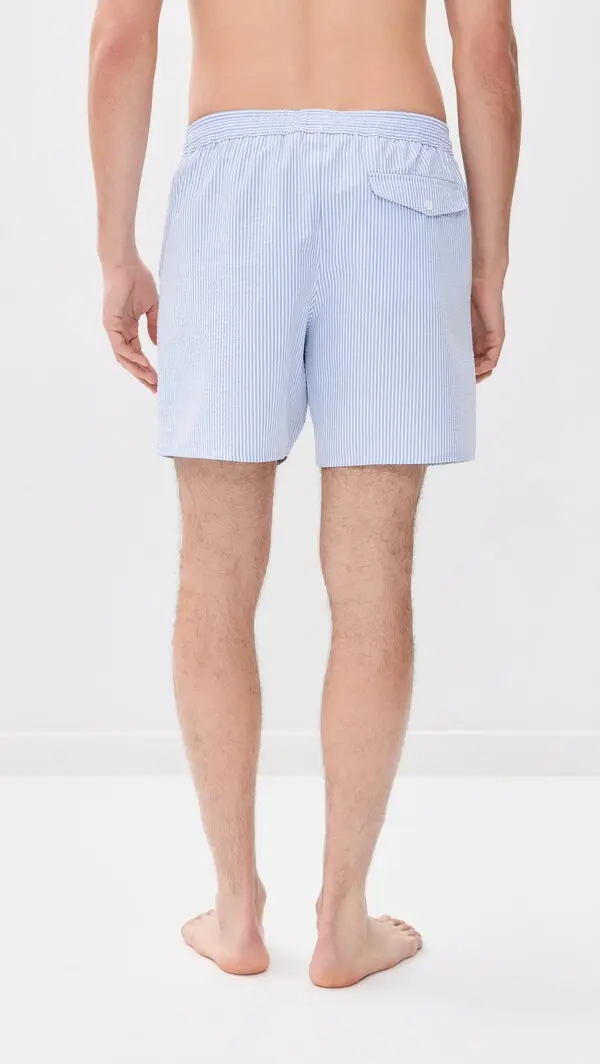 Lacoste Seersucker Swim Shorts