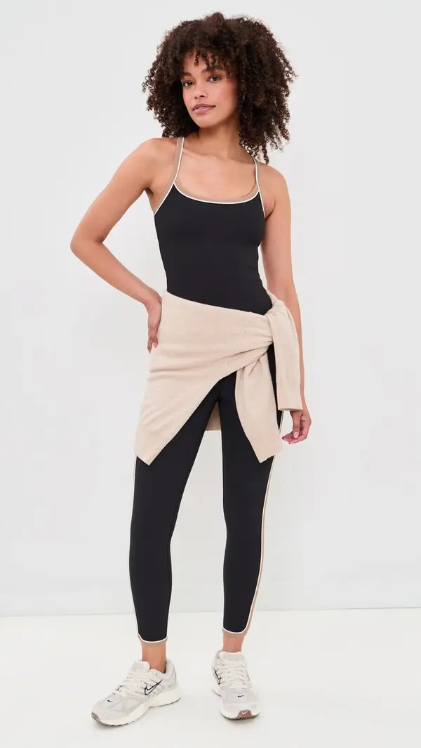 The Upside Rhythm Midi Leggings - Black