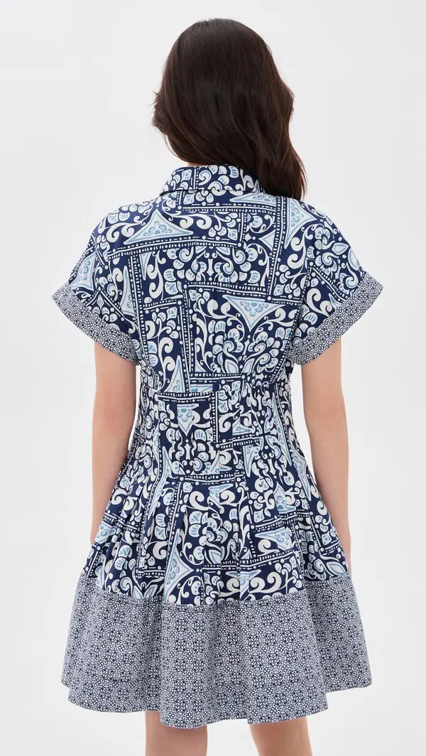 Cara Cara Nash Mini Dress - Hart Tile Navy