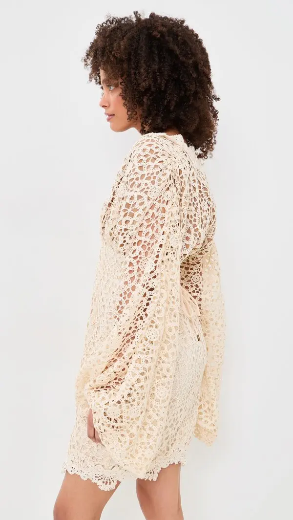 ANDREA IYAMAH Dani Mini Lace Dress