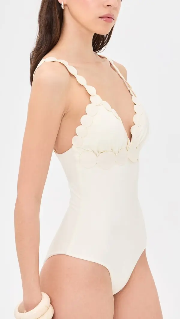 ANCORA Cora Piece Swimsuit With Applique Accents