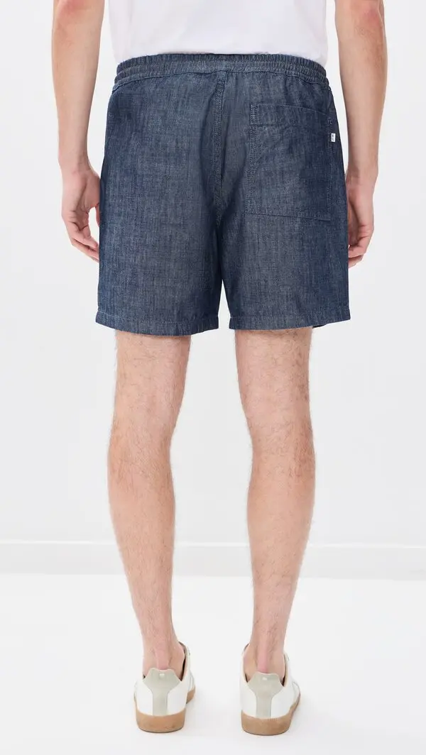 Nn07 Gregor Chambray Shorts - Medium Rinse