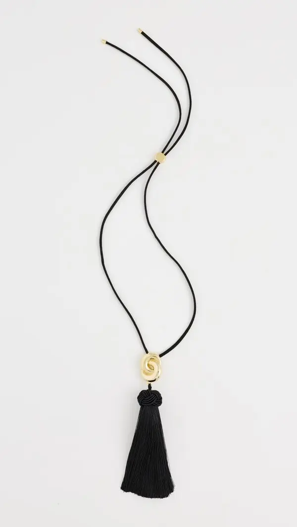 LUV AJ The Solstice Knot Tassel Necklace