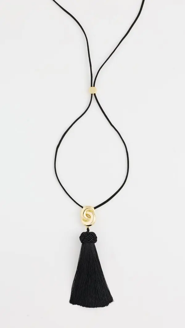 LUV AJ The Solstice Knot Tassel Necklace