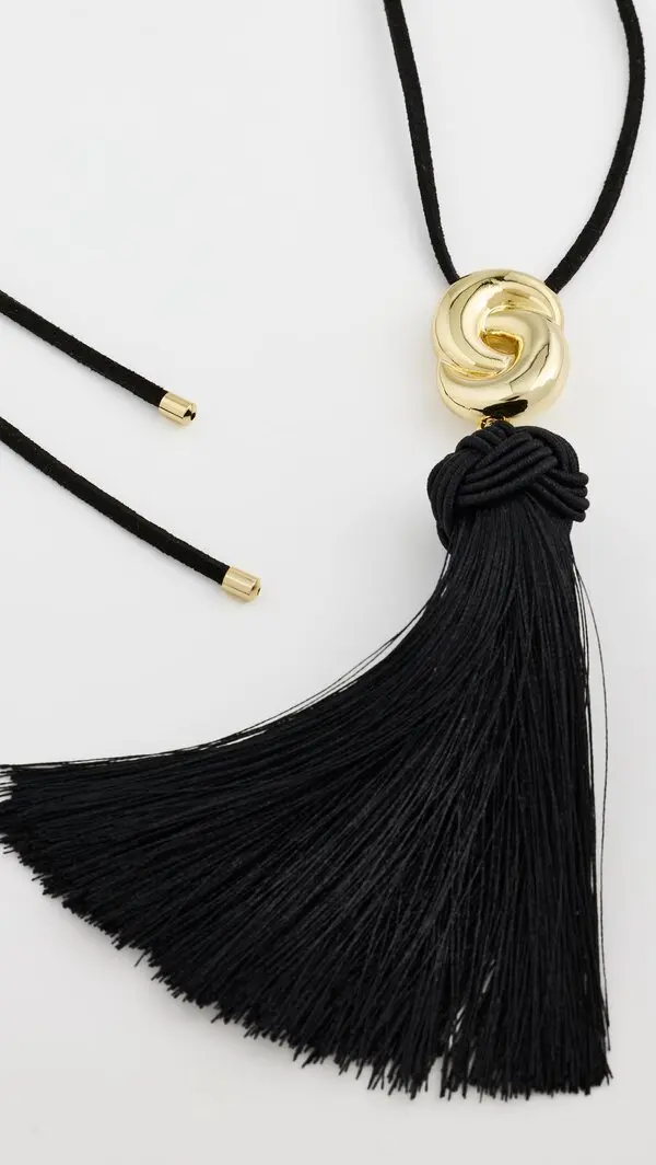 LUV AJ The Solstice Knot Tassel Necklace