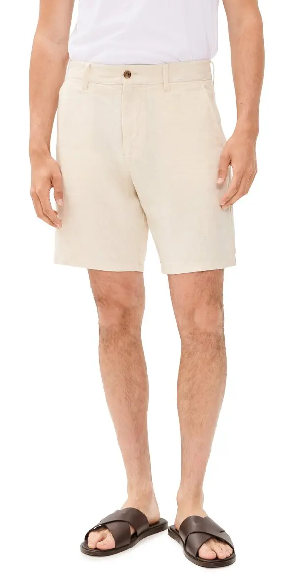 Nn07 Aden Linen Shorts