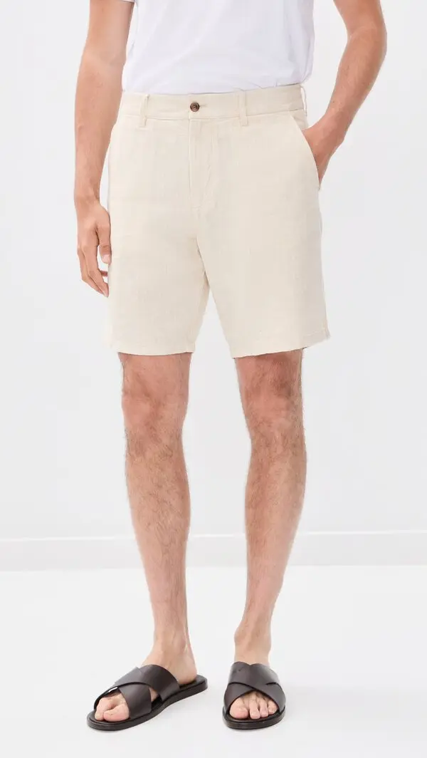 Nn07 Aden Linen Shorts