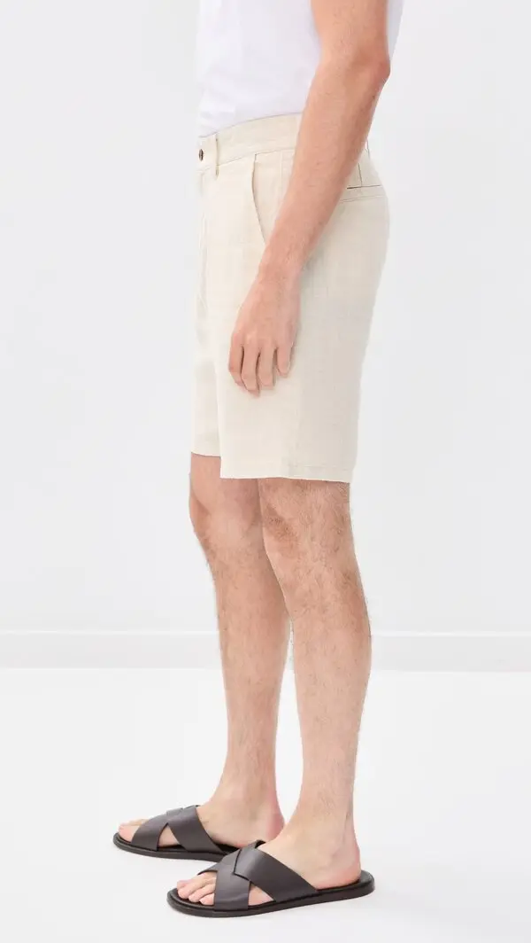 Nn07 Aden Linen Shorts