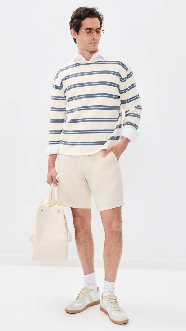 Nn07 Aden Linen Shorts