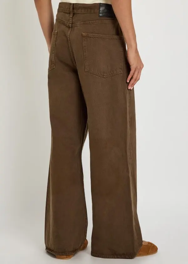 THE ELDER STATESMAN Hunter Wide-leg Jeans