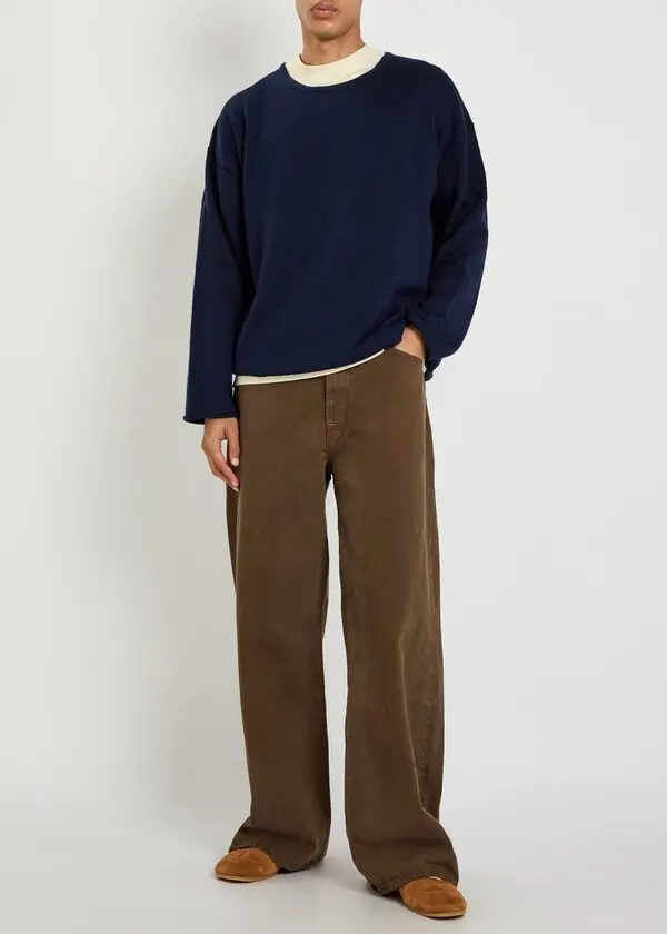 THE ELDER STATESMAN Hunter Wide-leg Jeans