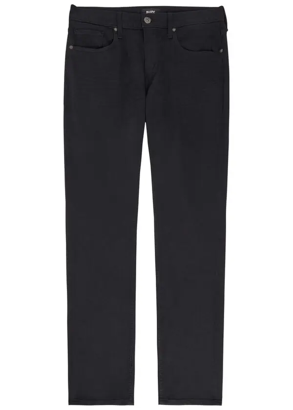 Paige Federal Slim Straight-leg Jeans In True - Navy