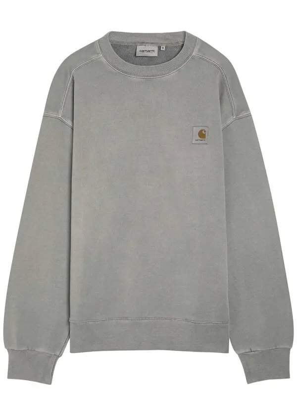 Carhartt Work In Progress Nelson Cotton Sweatshirt - Grey