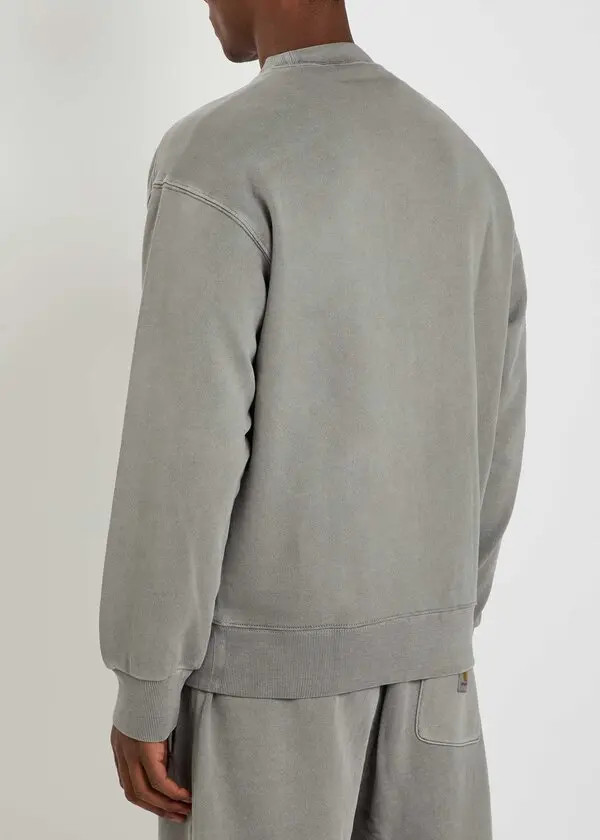 Carhartt Work In Progress Nelson Cotton Sweatshirt - Grey