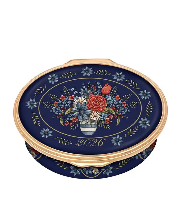 Halcyon Days Enamel Annual Year 2026 Box - Blue