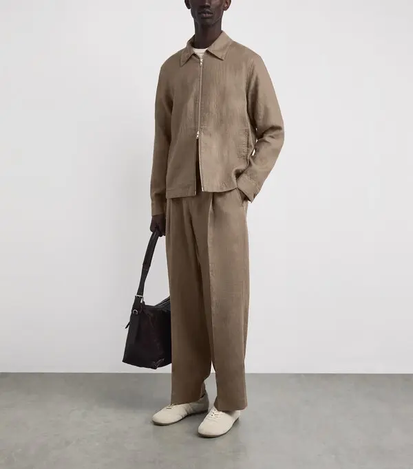 NN.07 Nn07 Linen Kay Wide-leg Trousers