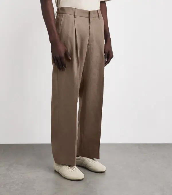 NN.07 Nn07 Linen Kay Wide-leg Trousers