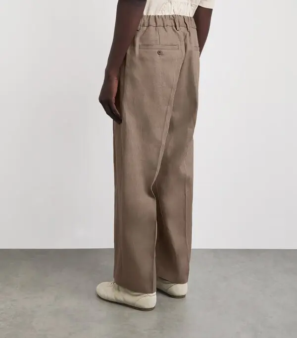 NN.07 Nn07 Linen Kay Wide-leg Trousers
