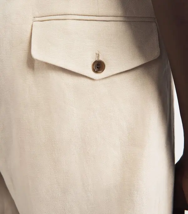 NN.07 Nn07 Linen Justin Wide-leg Trousers
