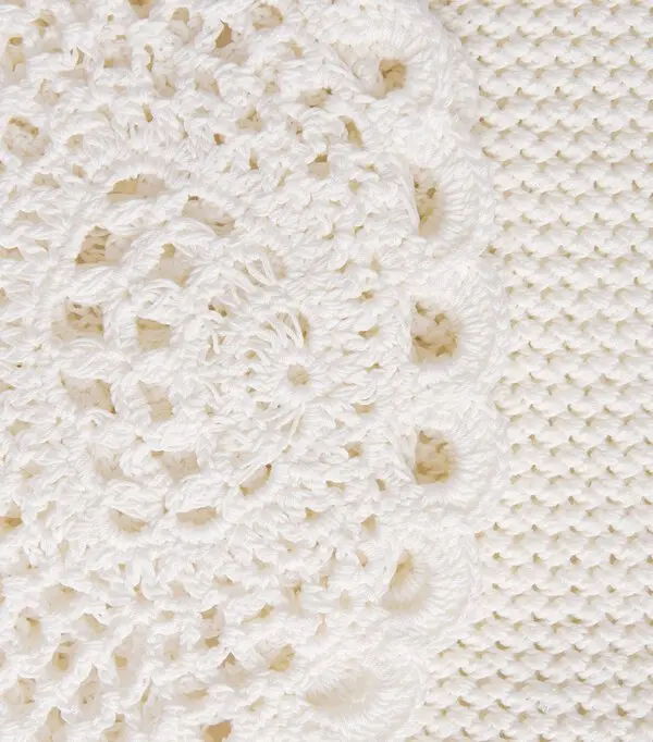 Erdem Cotton Crochet Maxi Dress