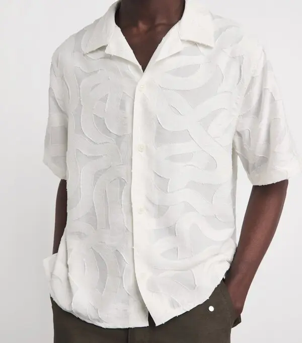 WAX LONDON Jacquard Curzon Shirt