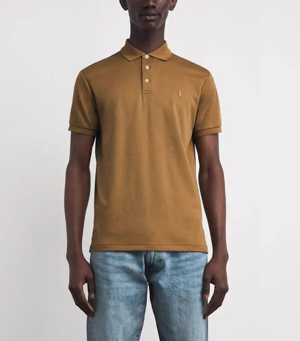 Polo Ralph Lauren Cotton Slim-fit Polo Shirt - Brown