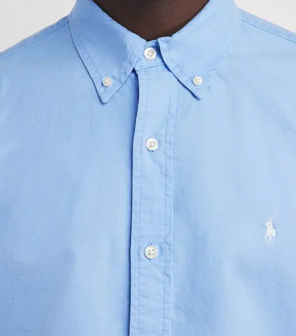 Polo Ralph Lauren Cotton Garment-dyed Oxford Shirt - Blue