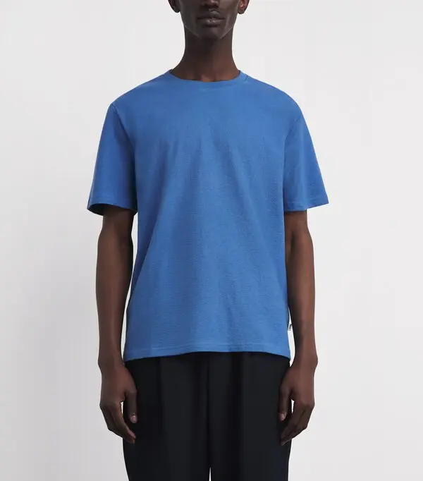 WAX LONDON Organic Cotton Dean T-shirt - Blue