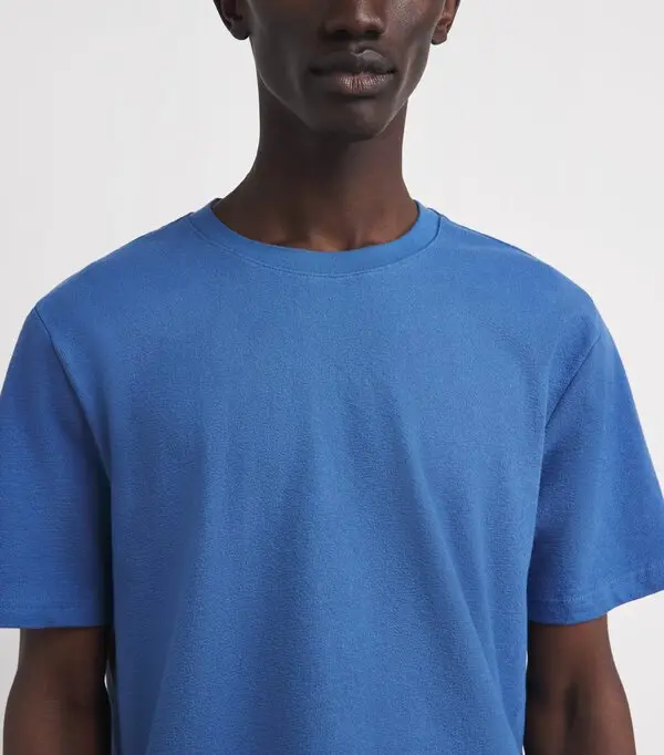 WAX LONDON Organic Cotton Dean T-shirt - Blue