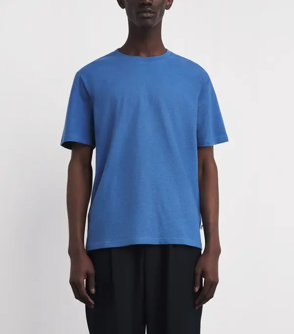 WAX LONDON Organic Cotton Dean T-shirt - Blue
