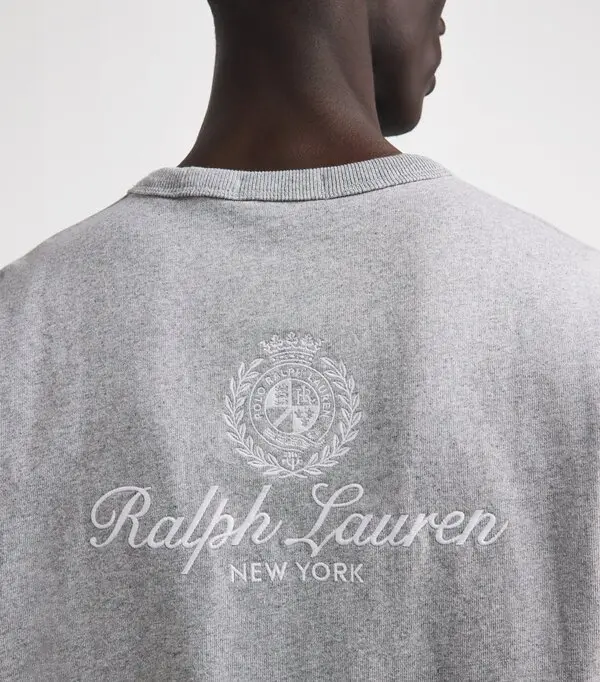 Polo Ralph Lauren Cotton Logo Crest T-shirt - Grey