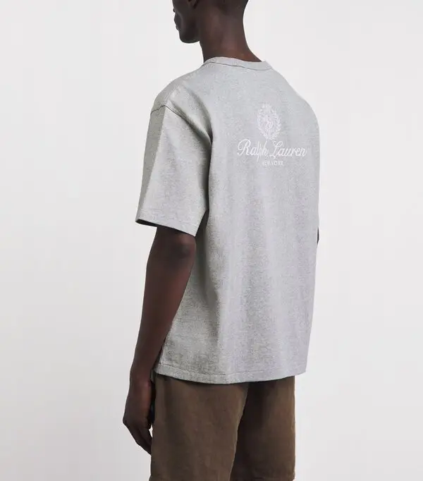 Polo Ralph Lauren Cotton Logo Crest T-shirt - Grey