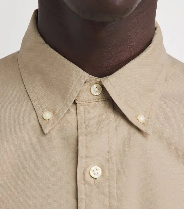 Polo Ralph Lauren Cotton Garment-dyed Oxford Shirt - Brown