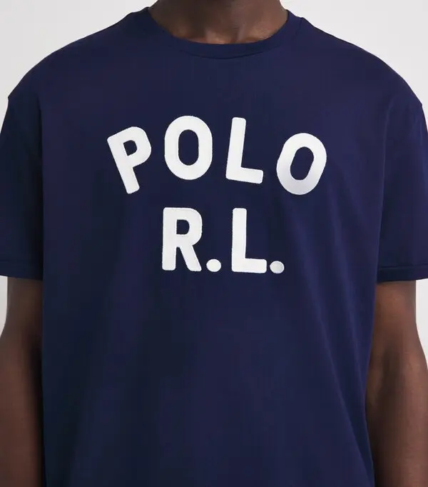 Polo Ralph Lauren Cotton Logo Appliqué T-shirt - Navy