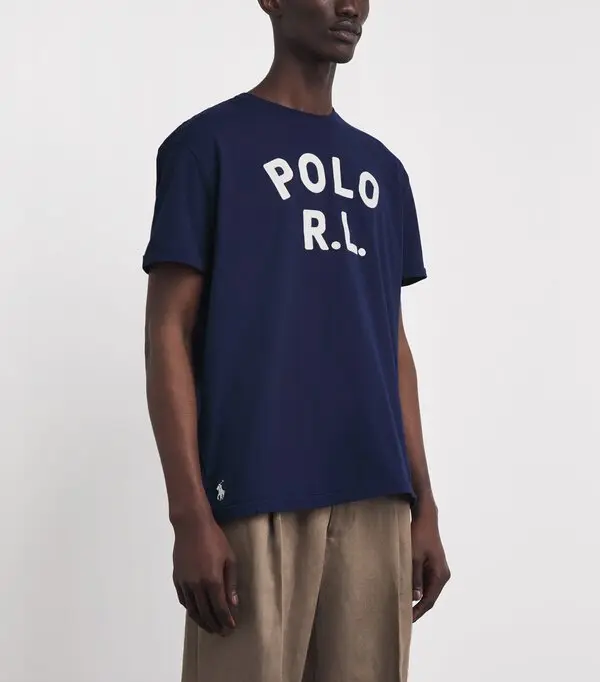 Polo Ralph Lauren Cotton Logo Appliqué T-shirt - Navy